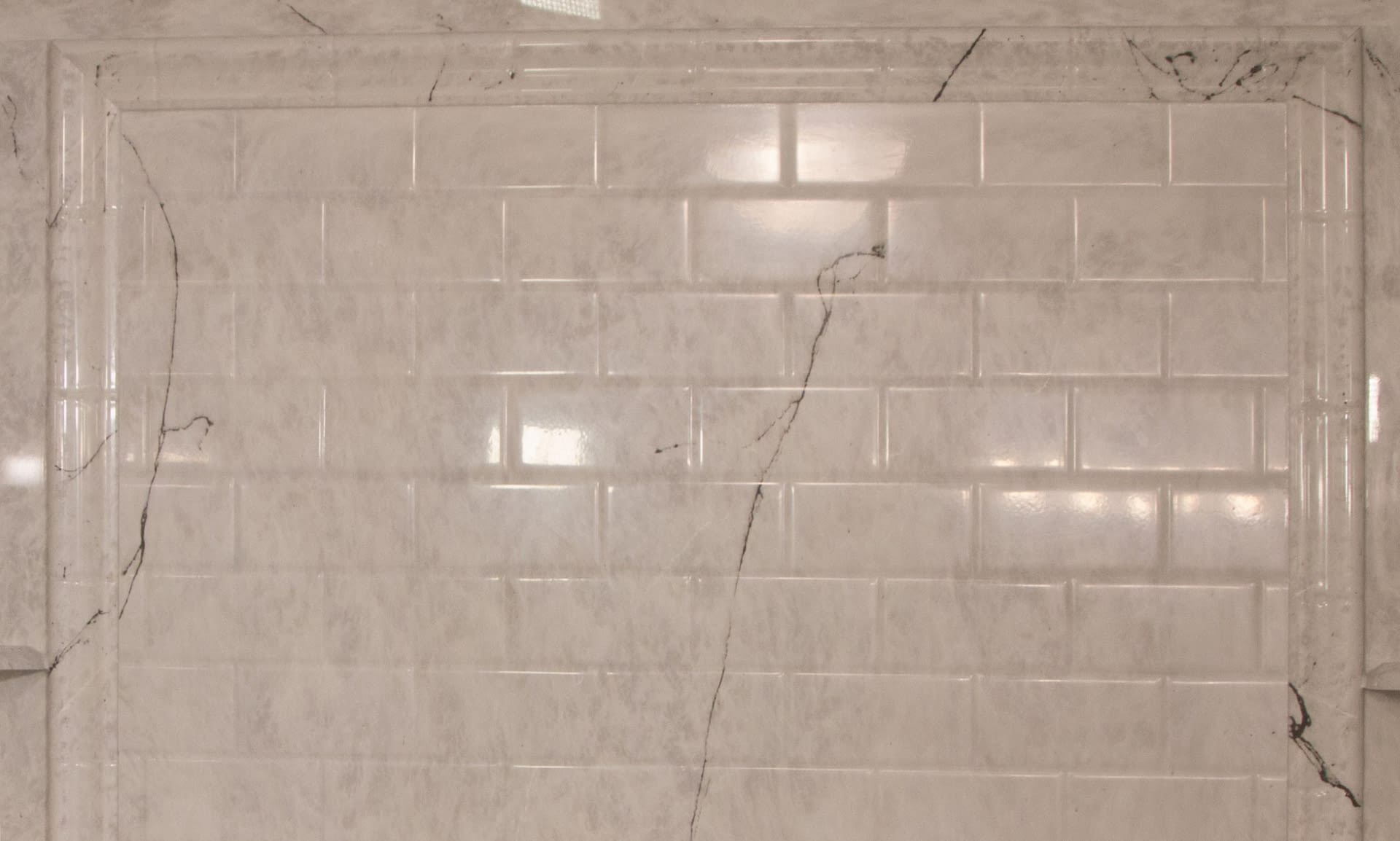 Love the look of subway tile, but don't want to care for it? - Sand and ...